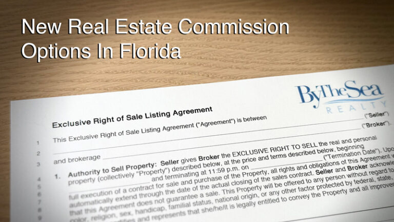 Understanding the Changes to Real Estate Commissions - By The Sea Realty
